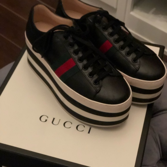 Gucci | Shoes | Gucci Platform Sneakers | Poshmark